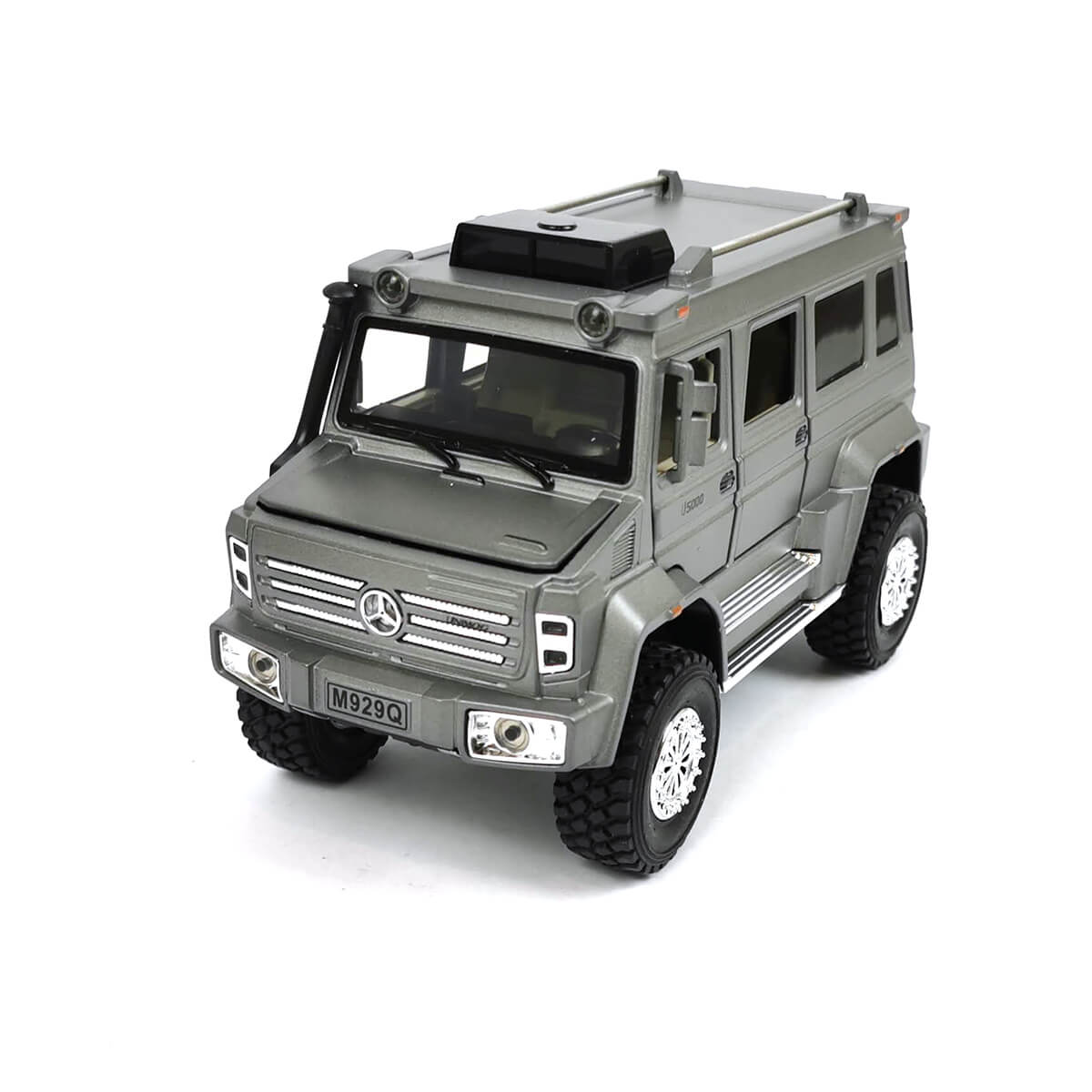 Masina SUV pentru copii, Model Mercedes, Metal, Usi cu deschidere, Gri ...