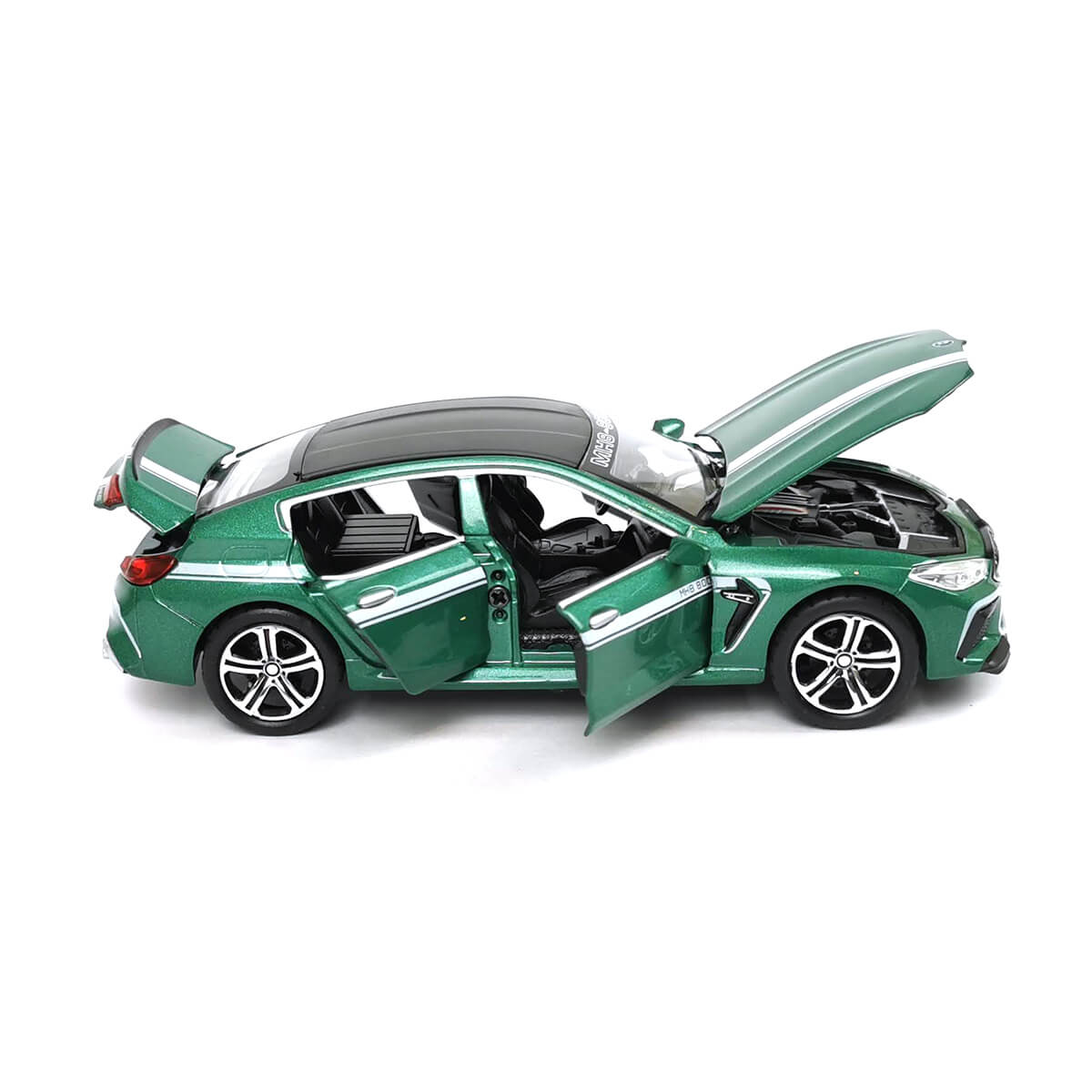 Masina de jucarie BMW, Metal, Cu usi care se deschid, Sunet, Lumini ...