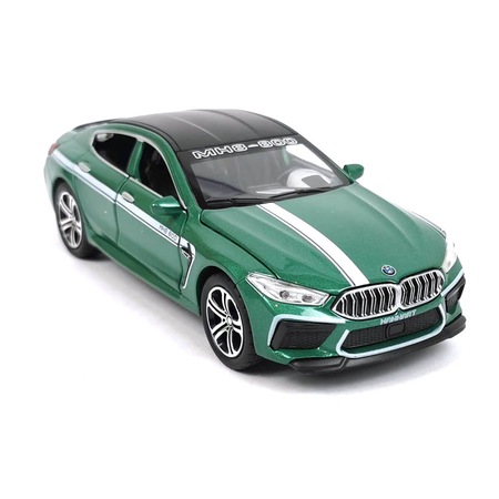Masina de jucarie BMW, Metal, Cu usi care se deschid, Sunet, Lumini ...
