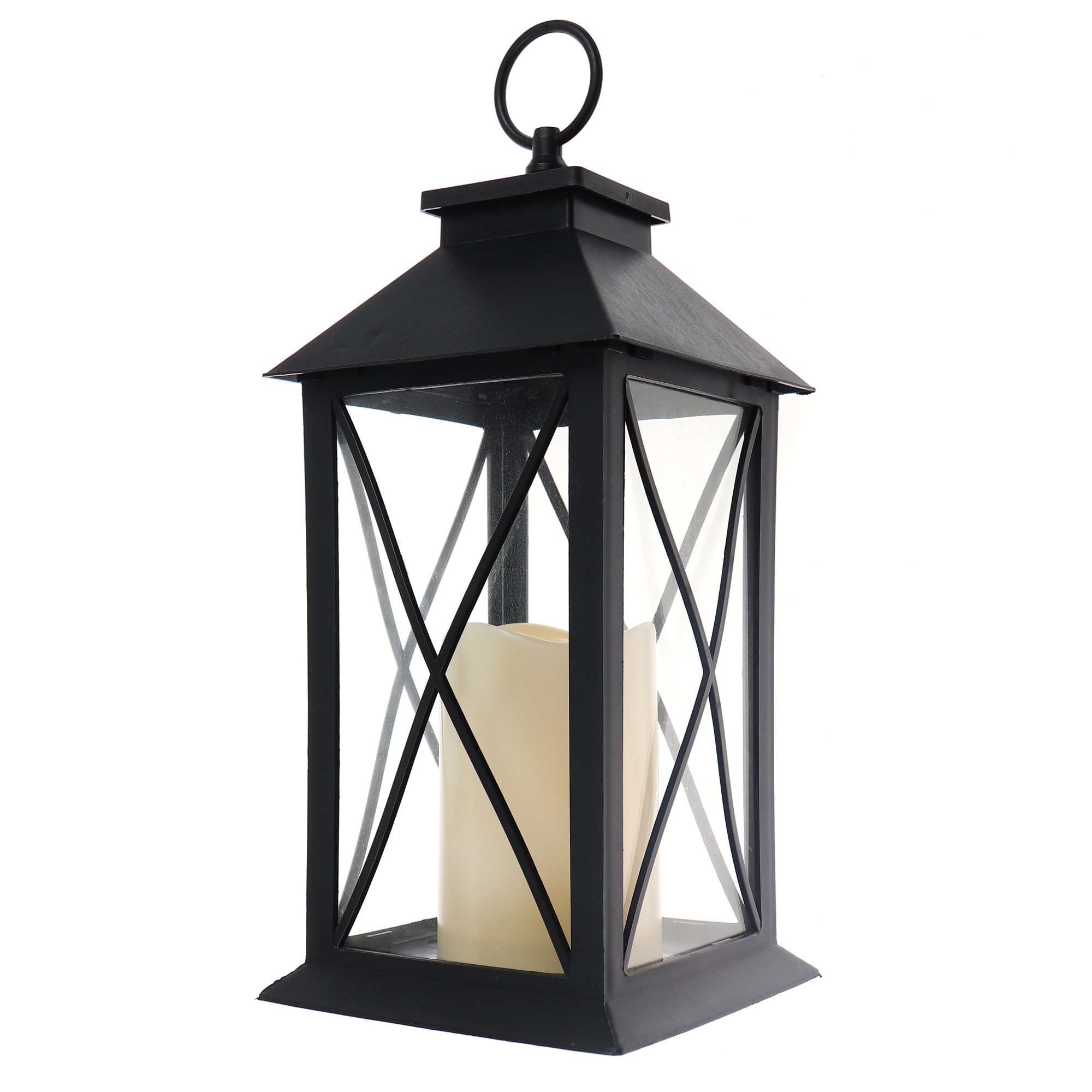 Decoratiune felinar LED Hoff, 0.06W, efect flacara, alimentare baterii ...