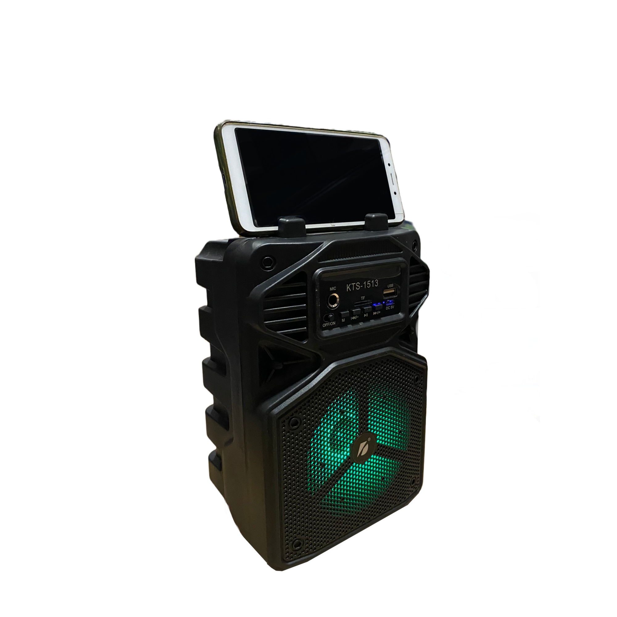 Преносима акумулаторна тонколона KTS-1513, 4inch, 5W, Bluetooth ...