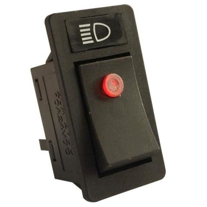 Intrerupator basculant On/Off, 3 pini, 20A, 12V, cu LED, cu diferite ...