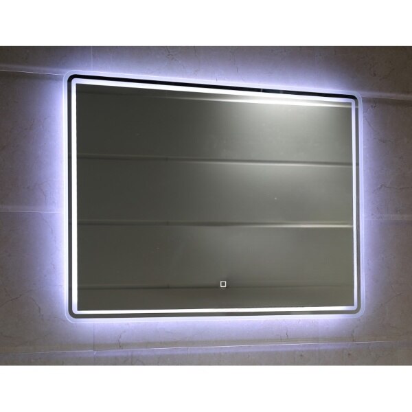 Oglinda baie, InterCeramic, Iluminare LED cu ecran tactil,60 x 80 cm ...