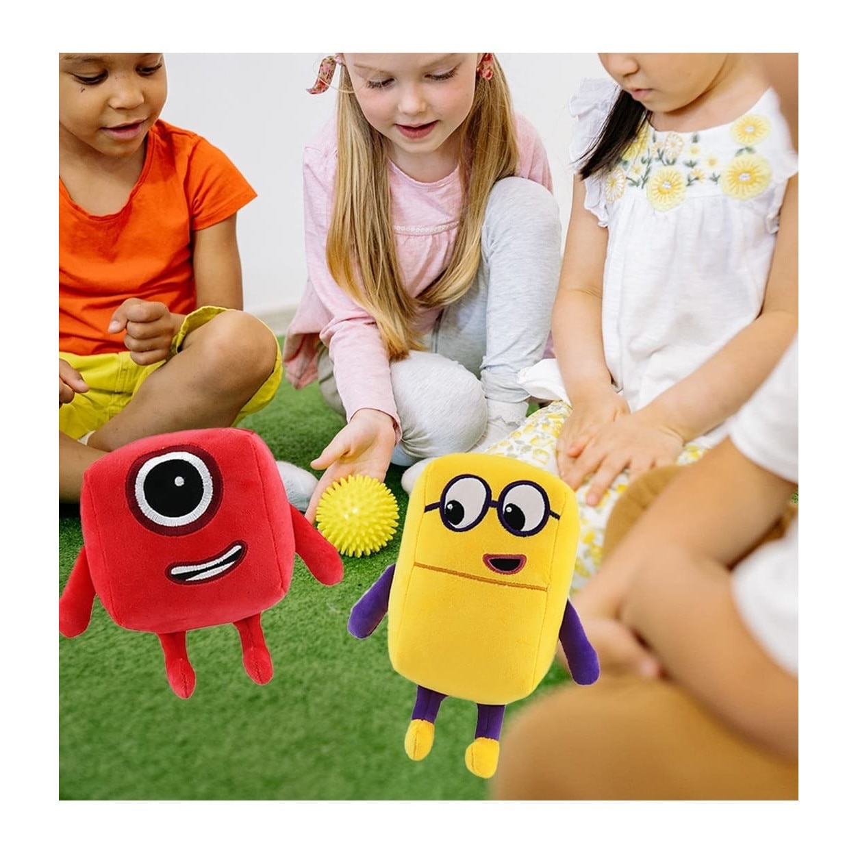 Set 10 Numere Amuzante de plus, Number Plush, multicolor, 20 - 25 cm ...