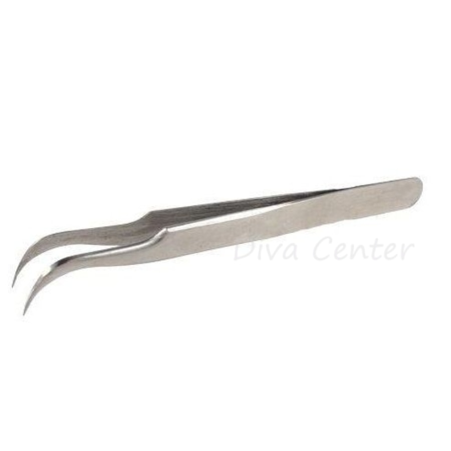 Penseta pentru gene, Long Lashes, Inox, Pensete indoite - eMAG.ro