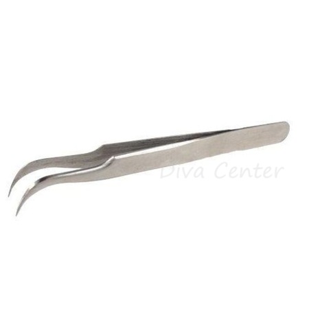 Penseta pentru gene, Long Lashes, Inox, Pensete indoite - eMAG.ro