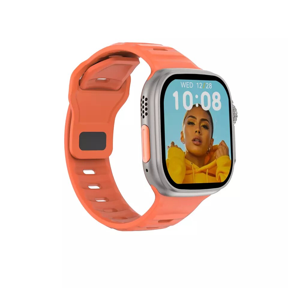 Ceas SmartWatch ISP LikeSmart™ Ultra Watch, 2.0" IPS FULL VIEW, Apel ...