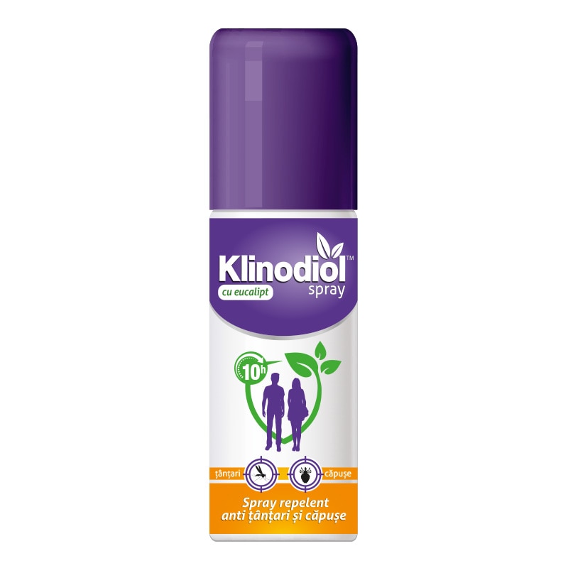 Spray tantari si capuse pentru adulti, Klinodiol, 100 ml - eMAG.ro