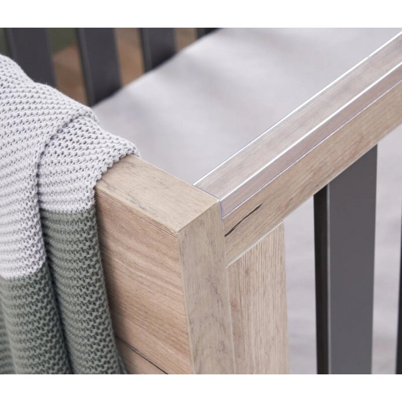 Patut evolutiv 3 in 1 Como Oak - Slate Grey, Tutti Bambini - eMAG.ro