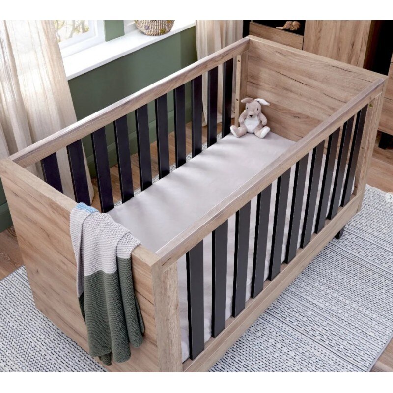Patut evolutiv 3 in 1 Como Oak - Slate Grey, Tutti Bambini - eMAG.ro