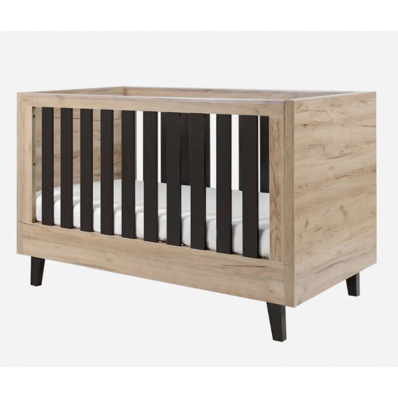 Patut evolutiv 3 in 1 Como Oak - Slate Grey, Tutti Bambini - eMAG.ro
