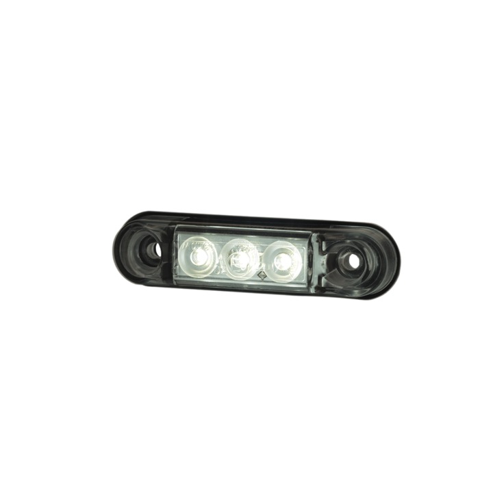 Lampa marcaj lateral, Horpol, 12/24V, alba, Slim - eMAG.ro