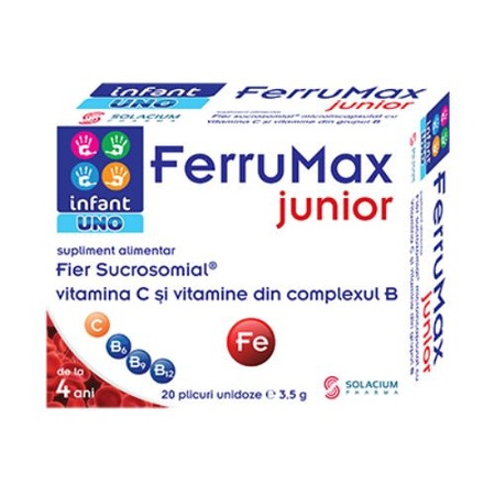 Supliment Fier Infant UNO Ferrumax Junior - eMAG.ro