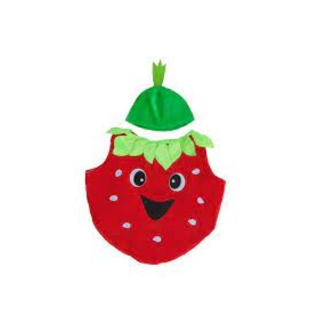 Costum pentru copii, Capsuna, rosu, 3 ani - 7 ani - eMAG.ro