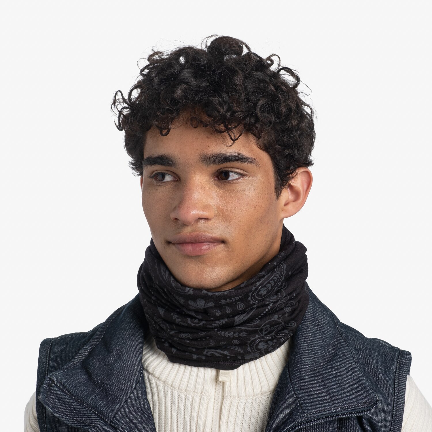 Buff Bandana felnőtteknek Merino Könnyű modell CASHMERE BLACK - eMAG.hu