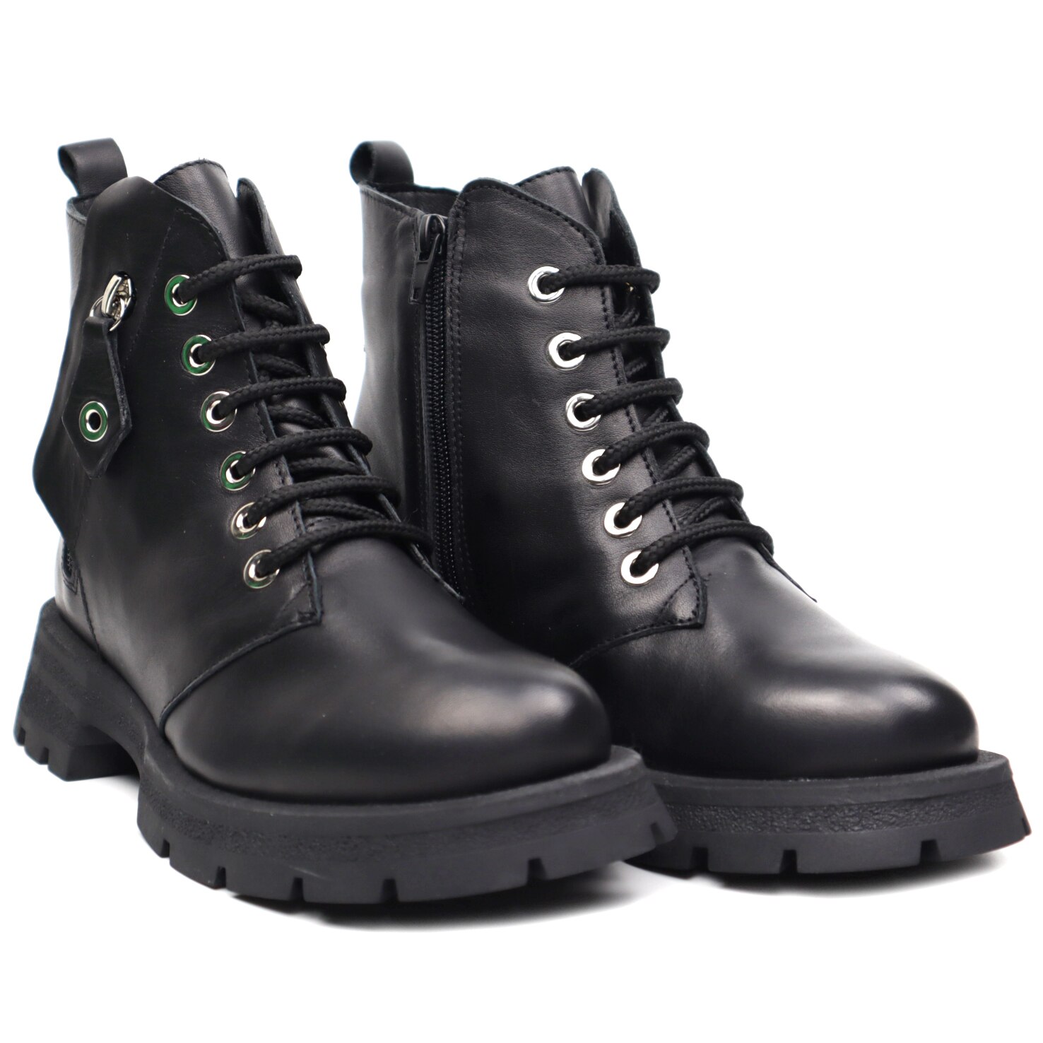 Дамски боти D26 черни, Anna Viotti, 37 EU - eMAG.bg