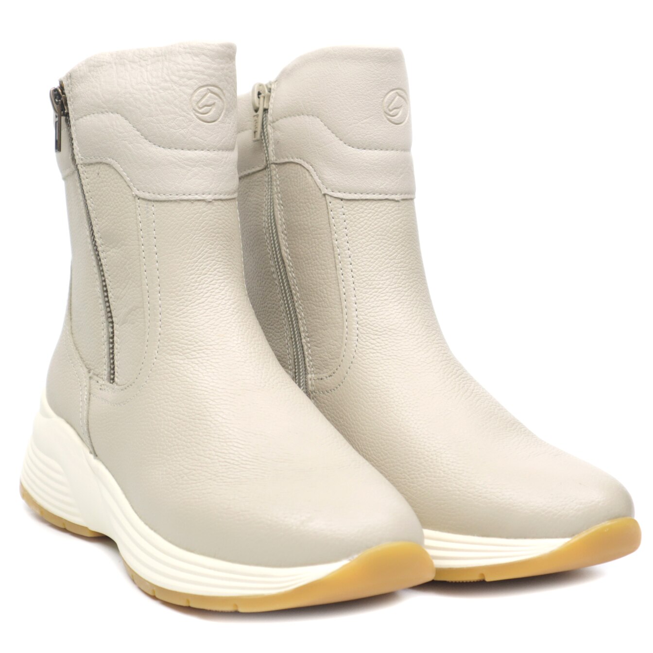 Ghete dama D6682 bej, Rieker, 40 EU - eMAG.ro