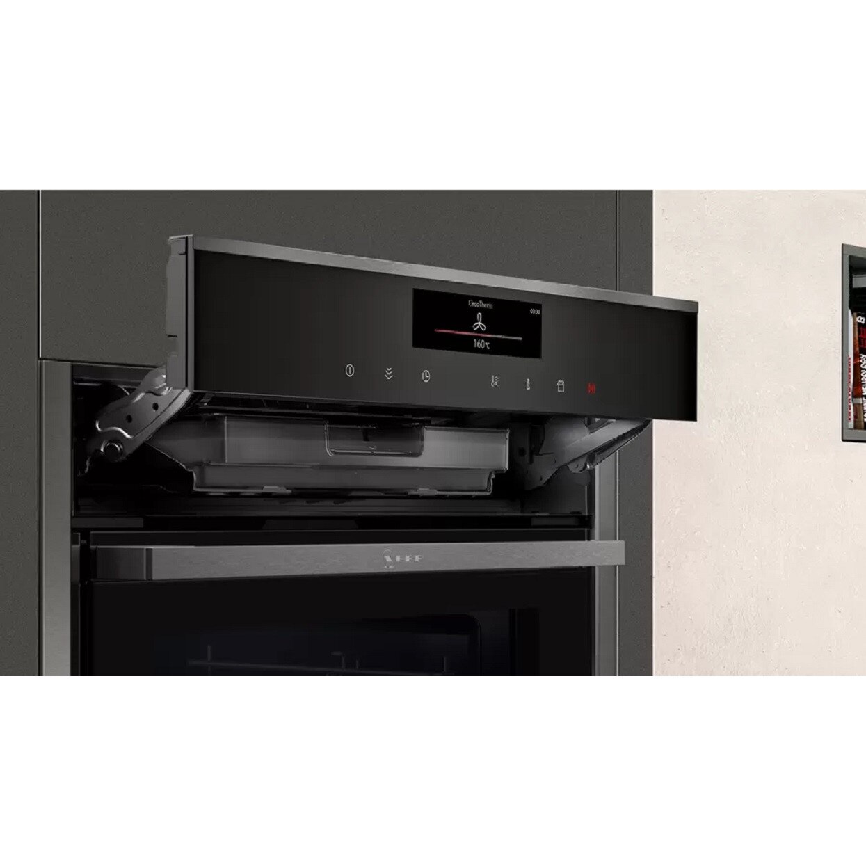 Cuptor incorporabil NEFF B48FT68G1cu functie de abur, 60x60cm, Clasa A+ ...