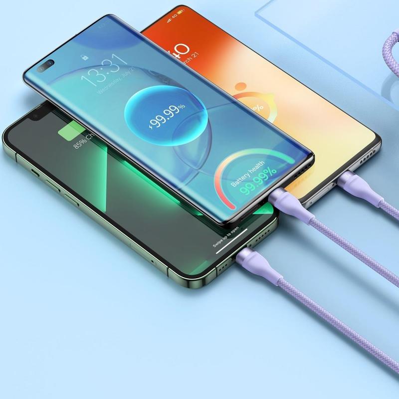 Кабел за зареждане и трансфер на данни Baseus Flash Series Ii 3 в 1 Usb C Usb Type C
