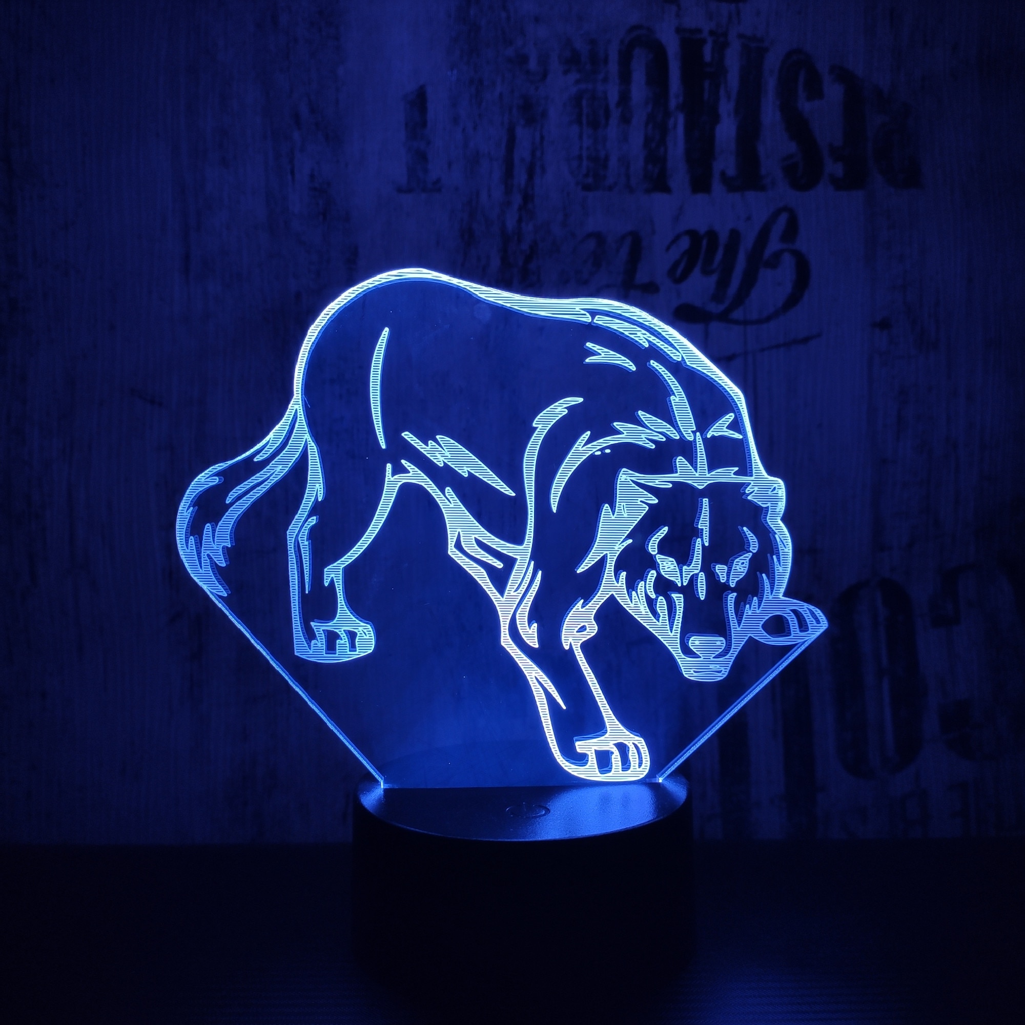 Lampa de veghe, Gaopin, 3D, Model Lup, Transparent - eMAG.ro