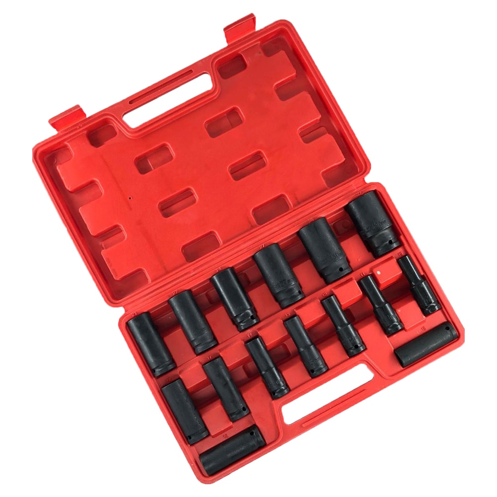 Trusa de scule Profesionala, 15 piese, chei tubulare, Chrome Vanadium ...