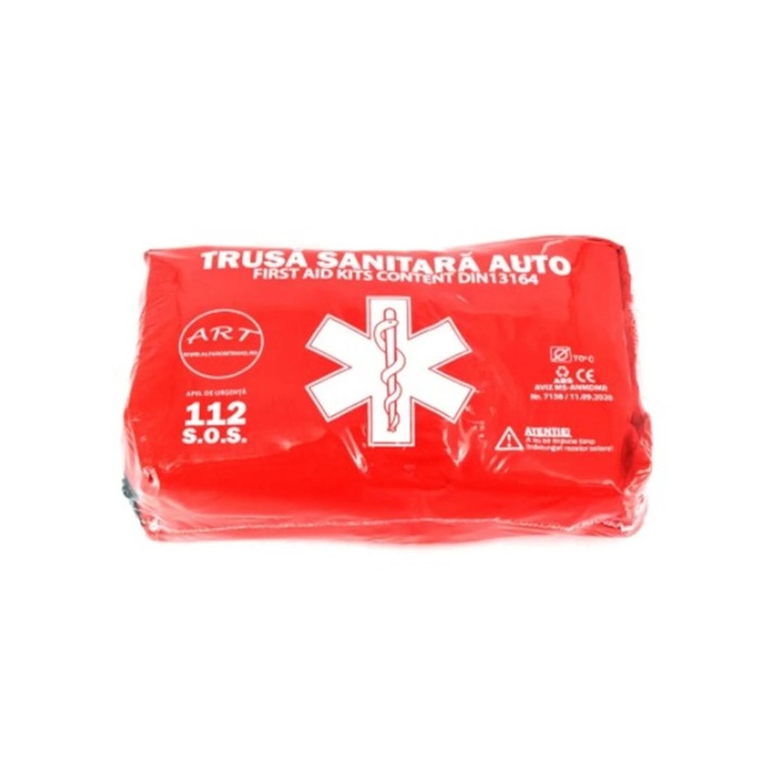 Kit Siguranta Auto OMC - 2 Triunghiuri reflectorizante, Stingator ...