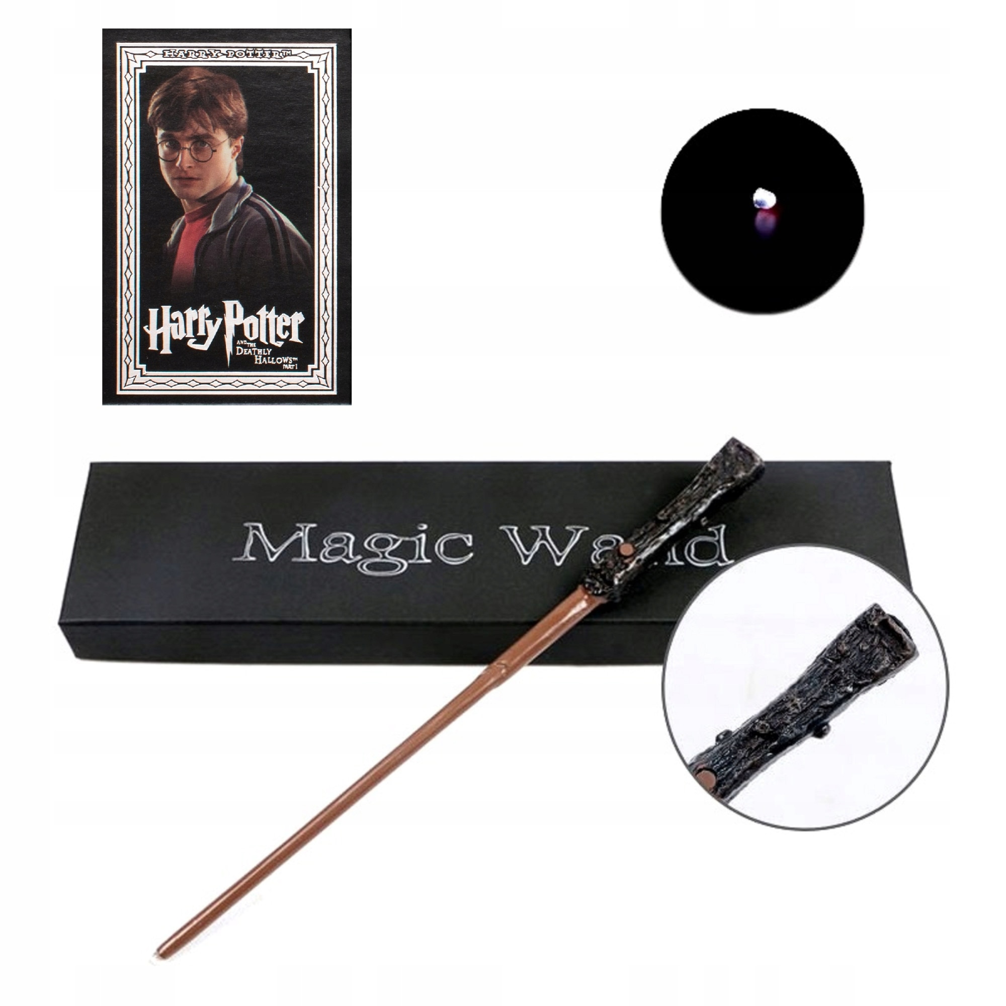 Bagheta HARRY POTTER, LED, Negru - eMAG.ro