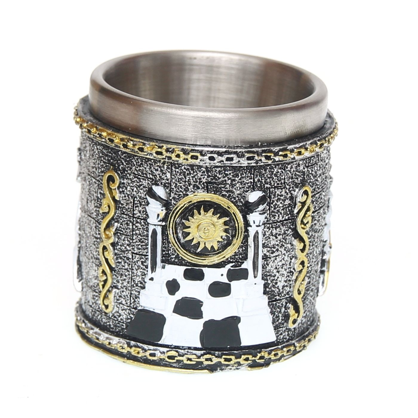 Pahar Shot Masons 5.7cm 50ml decorat 360grade Tole 10 Imperial 39152 ...