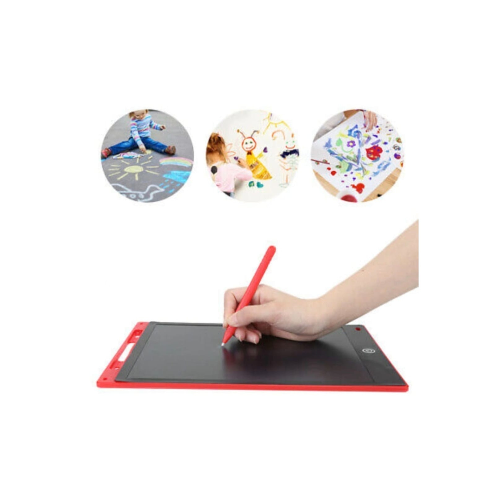 Tableta LCD Electronica Pentru Copii 8.5”, Scris Desenat si Buton ...