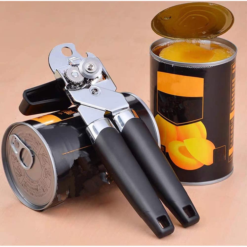 Desfacator de conserve 3 in 1, Otel inoxidabil, Maner antialunecare ...