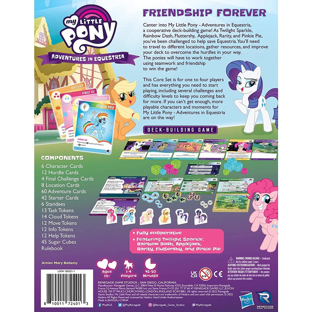Joc de Carti My Little Pony Adventures in Equestria Deck-Building Game ...