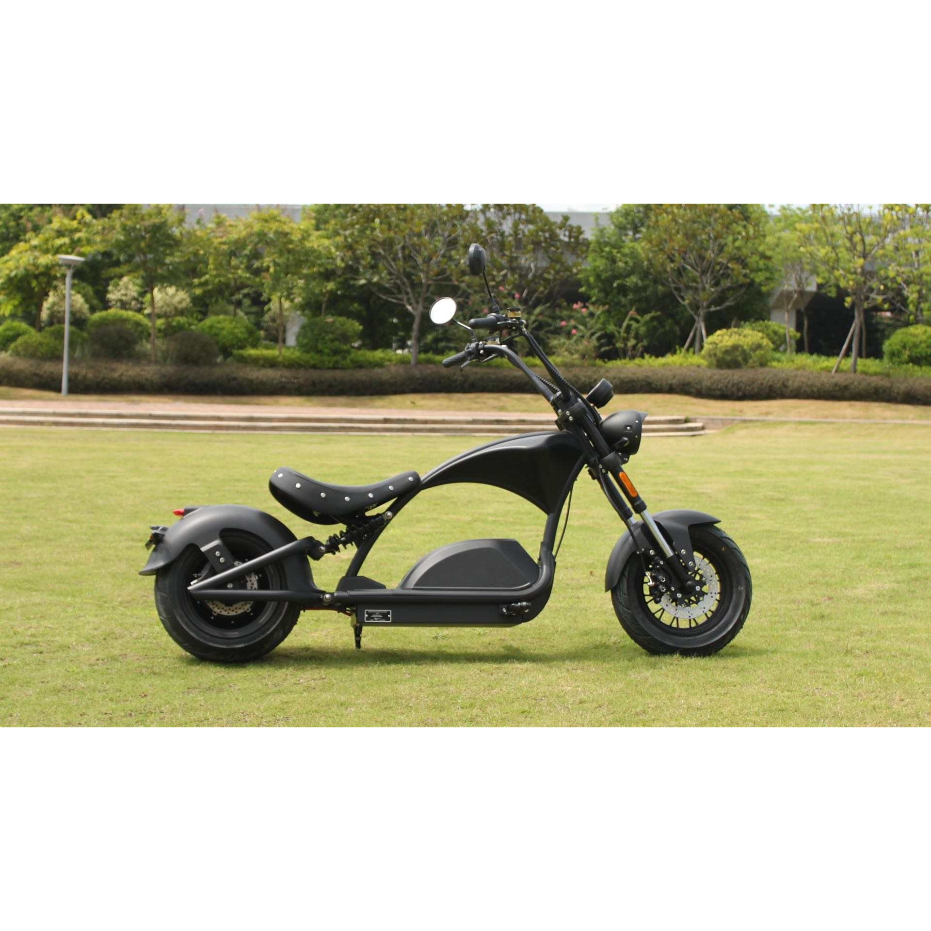 Scuter Electric MANGOSTEEN M1PS-A stil Chopper, Motor 2000 W, Autonomie ...