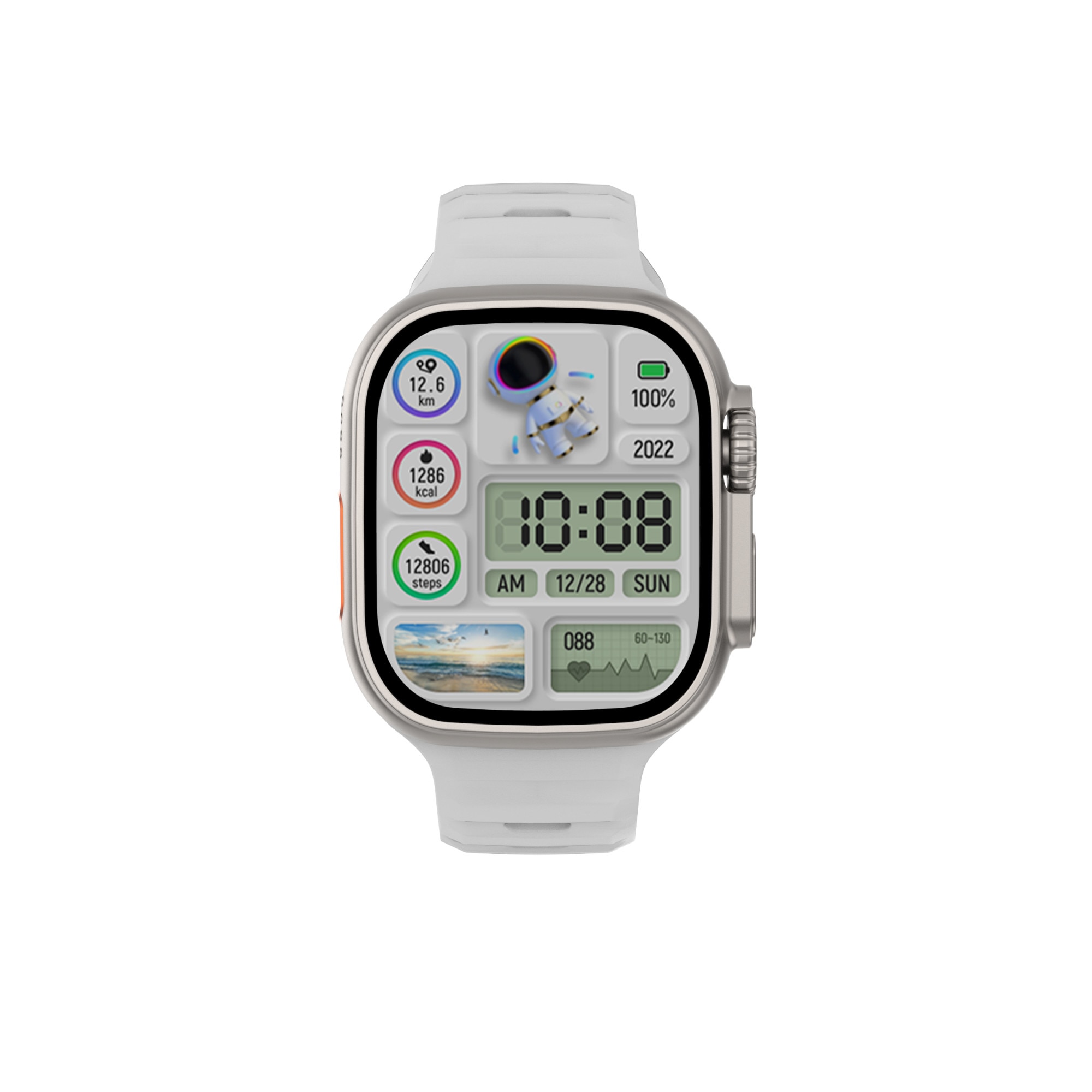 Ceas Smartwatch DT™ ULTRA WATCH Apel BT + GPS Track, 2.0” Assistive ...