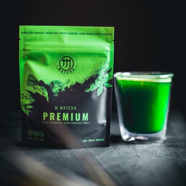 M Matcha Prémium 30g (30 adag) - japán matcha tea por - eMAG.hu