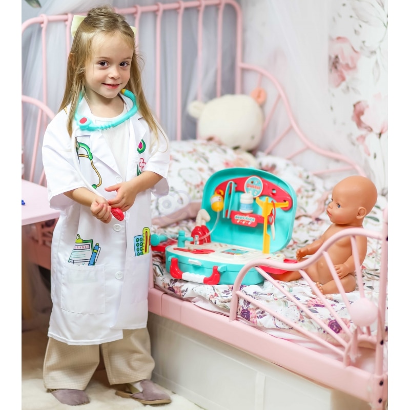 Set 19 instrumente doctor copii, WOOPIE, Trusa, Multicolor, 3+ - eMAG.ro