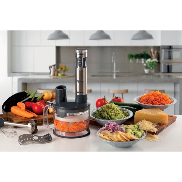 Ariete 898.1 Multiprep 7in1 botmixer szett, 1.000 W, 10 +1 fokozat, 4 ...