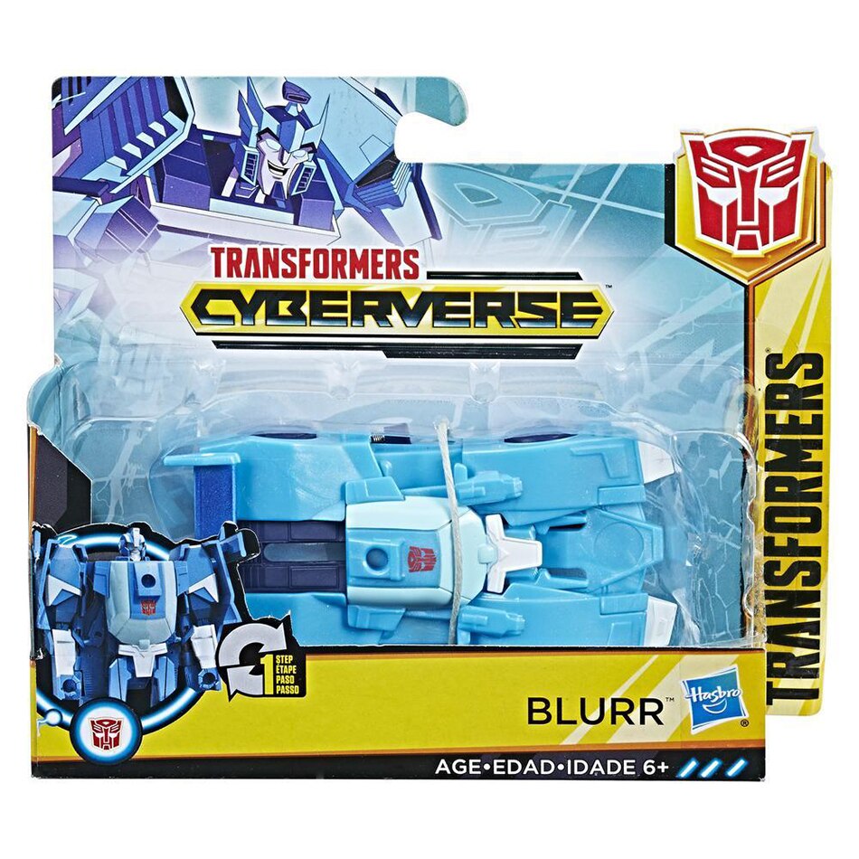 Figurine Hasbro Transformers Cyberverse Blurr 6 Ani Albastru Emag Ro