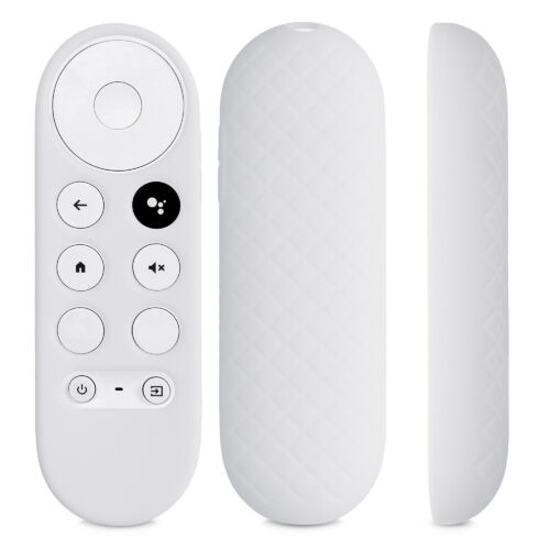 Husa pentru telecomanda Chromecast 2020, Kwmobile, Alb, Silicon, 56917. ...