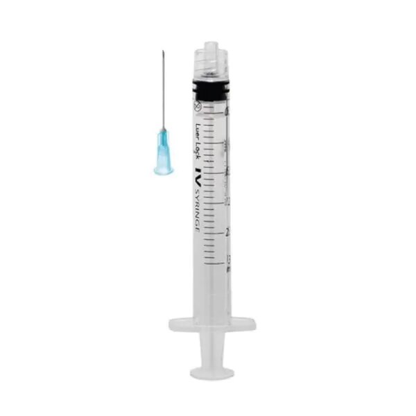 Seringa Biosafe 5 ml, luer slip, cu ac G22 0.70 x 38mm, 3 componente ...