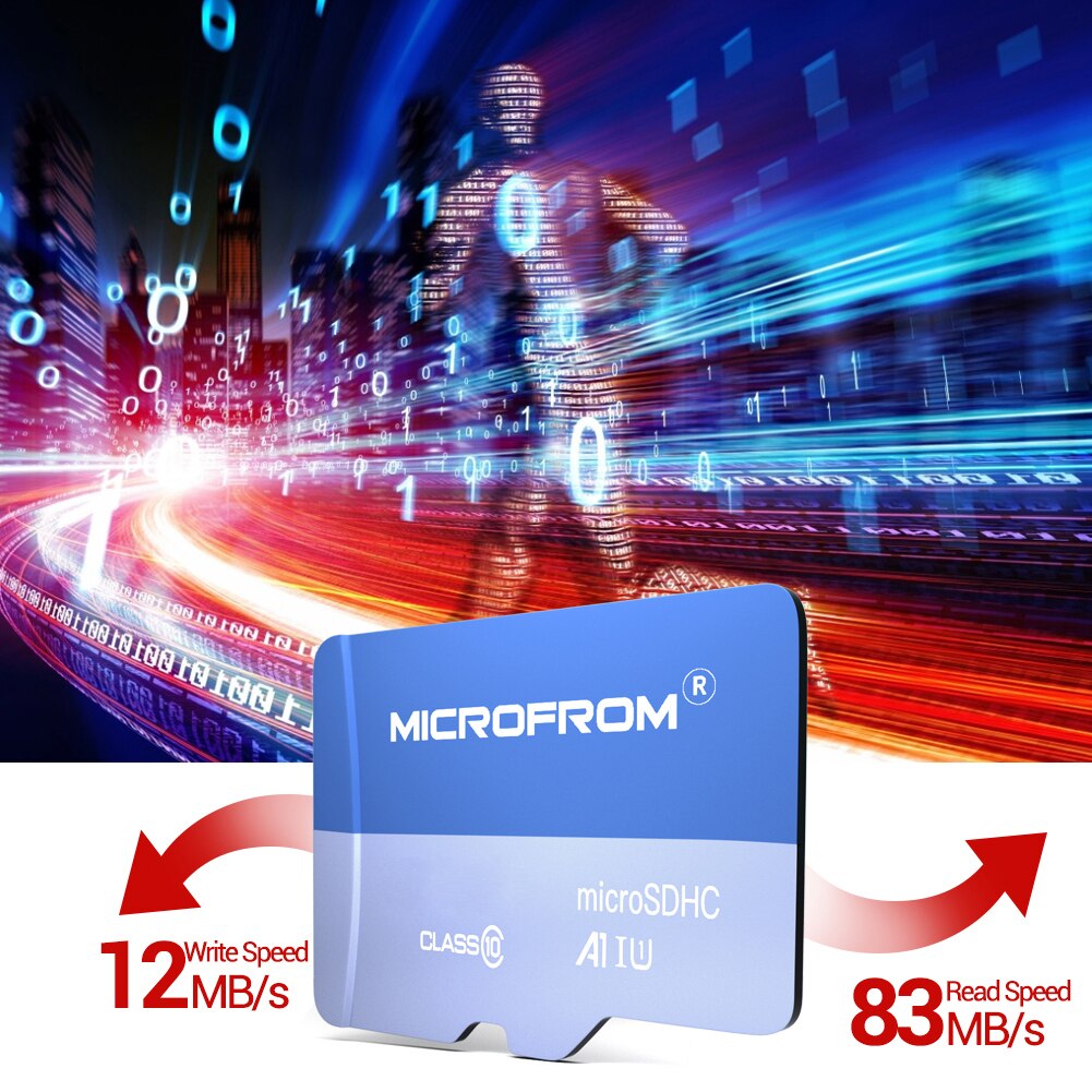 Card MicroSD-HC, 64 GB, transfer rapid, clasa 10, cu adaptor ...