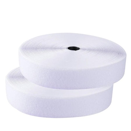Set 2 Role banda Velcro cu adeziv si arici / scai, Createur, alb, 25m ...