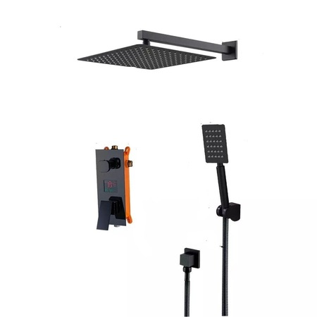 Set de dus, Cu dus fix si para dus mobila, Cu robinet termostatat ...