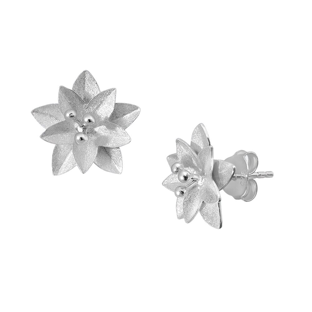 Cercei Argint 925-Floare Mata - eMAG.ro