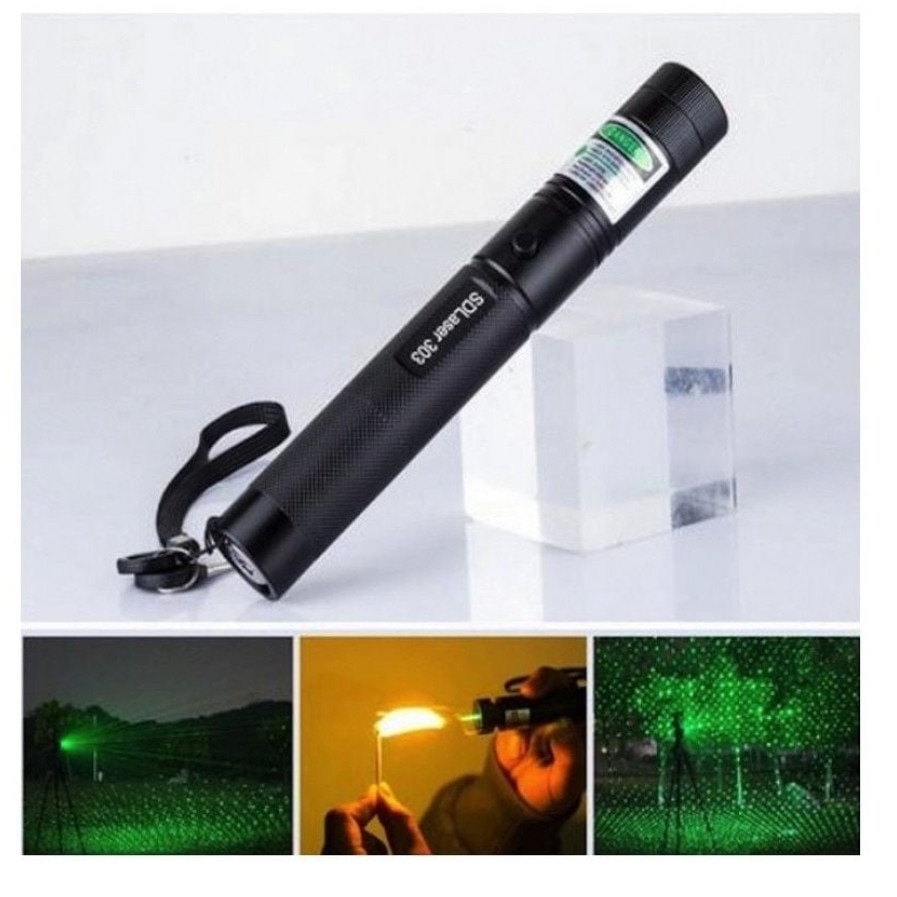 Laser Pointer Verde Puternic, Tnagora®, 1 Acumulator Li-ion 6800mAh ...