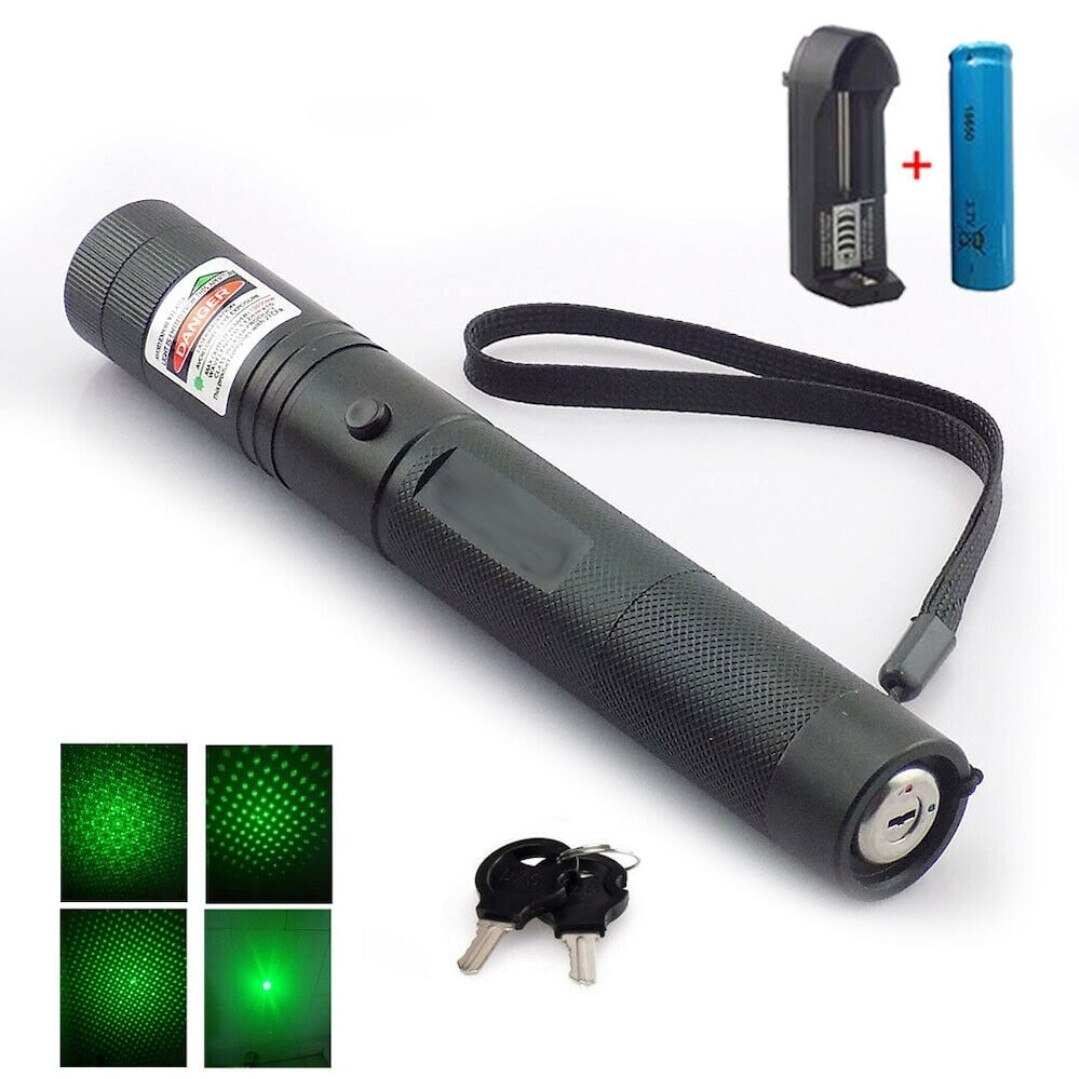 Laser Pointer Verde Puternic, Tnagora®, 1 Acumulator Li-ion 6800mAh ...