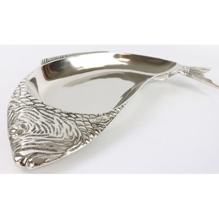 Platou servire in forma de peste, argintat - eMAG.ro