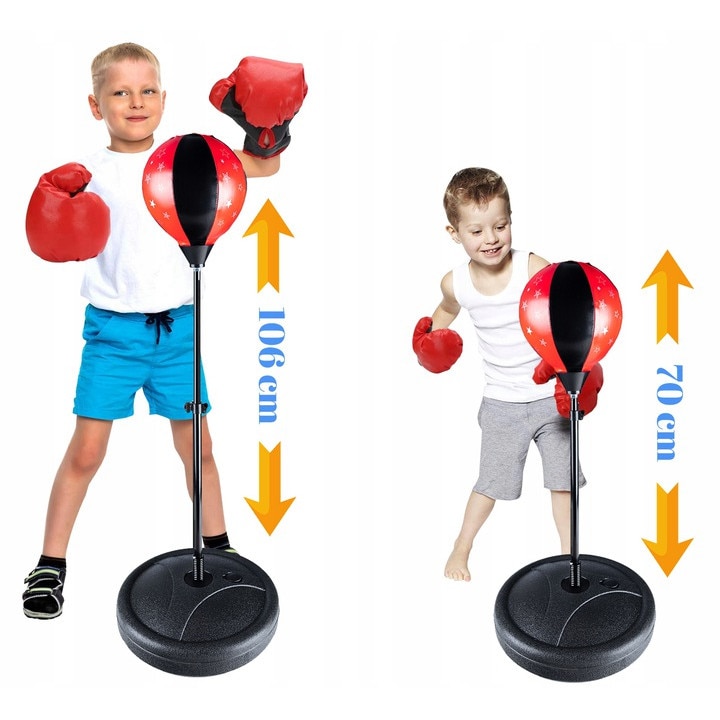 Set pentru box cu para gonflabila, Zola®, reglabila pe inaltime si ...