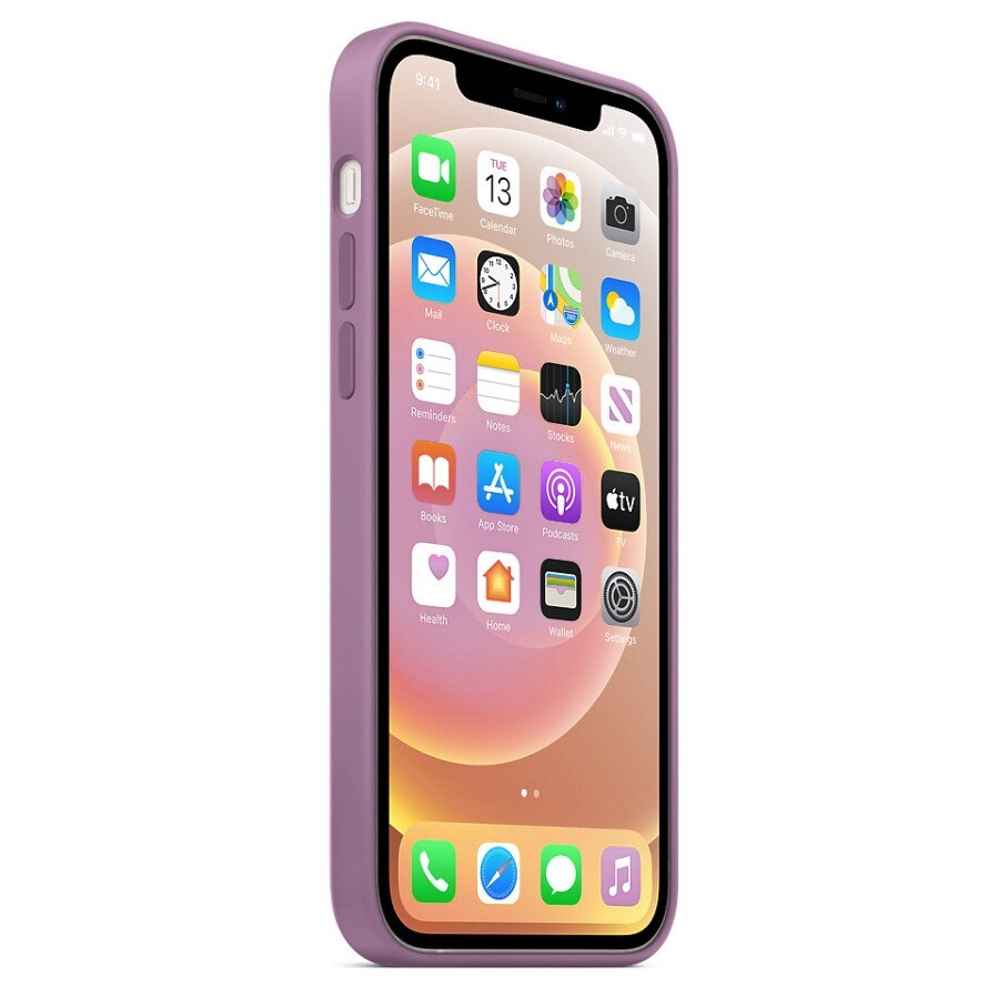 Силиконов Кейс Apple за iPhone 12, Lavender - eMAG.bg