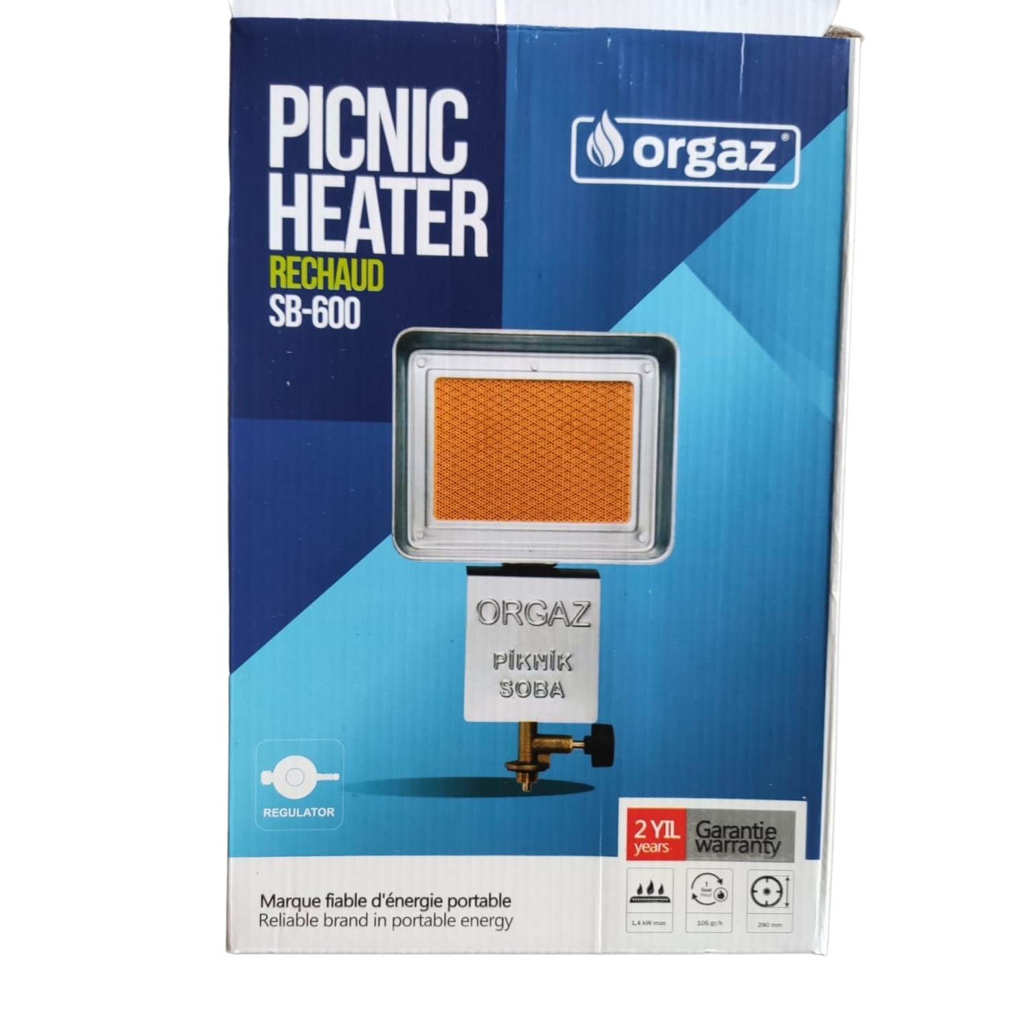 Incalzitor/Arzator ceramic, 3000W Orgaz pe butelie, SB-600 - eMAG.ro