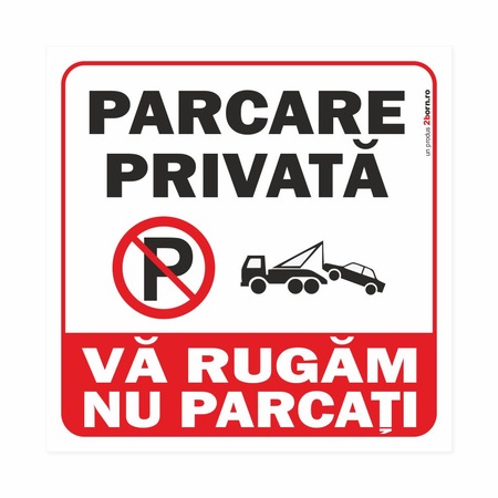 Indicator Parcare, Office Line "Parcare Privata - Nu Parcati ...